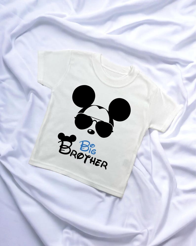 Mickey Minnie Mouse Big Brother Sister Little Brother Sister T-shirt - Etsy
