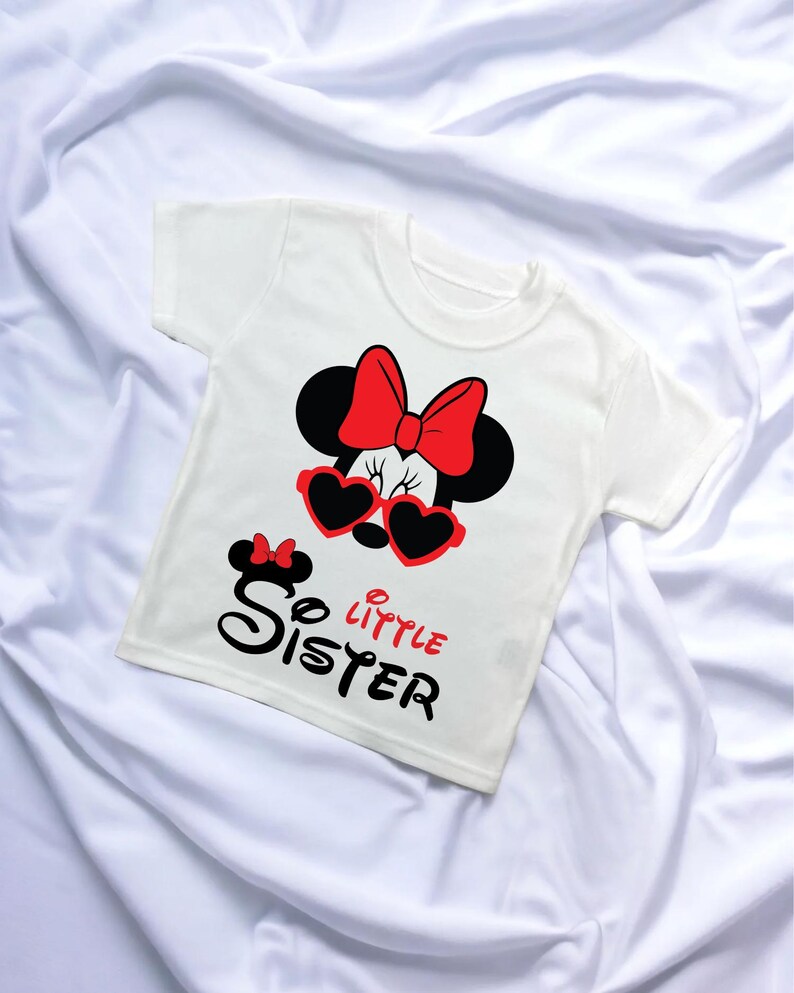 Mickey Minnie Mouse Big Brother Sister Little Brother Sister T-shirt - Etsy