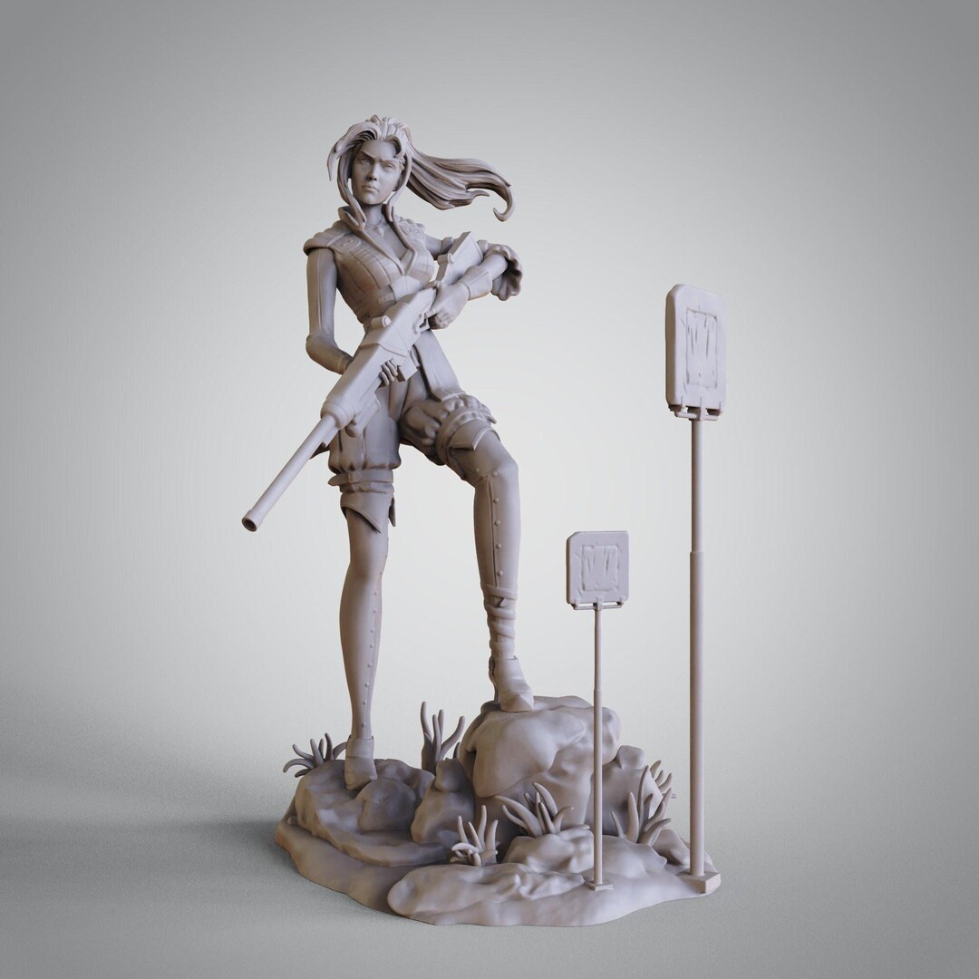Cait-lyn Kiramann 3D Printed Collectible Statue Unique Home Decor Gift NSFW Detailed Hand ...