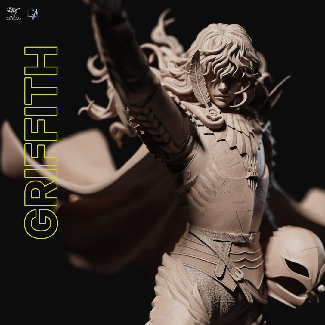 Griff 3D Print Collectible Figurine - Painted Miniature Statue - Anime ...