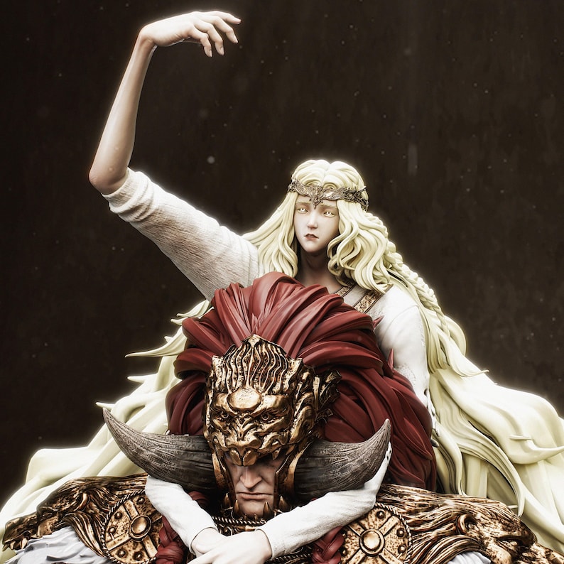 Starscourge Radahn Hand-painted 3D Resin Statue - Elden Ring ...