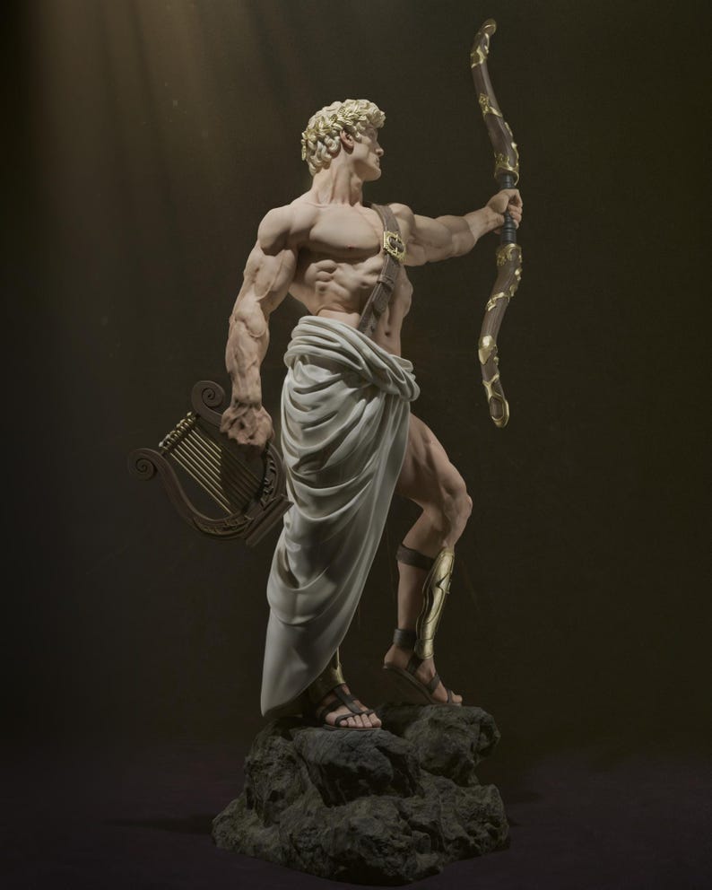 Apollo Collectible Statue Hand-painted 3D Resin Figure - Ready-to ...