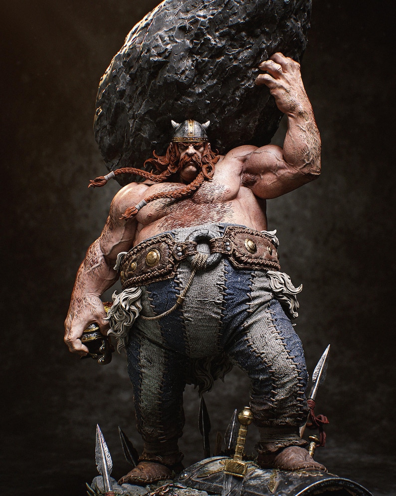 Famous Gaulish Duo Collectible 1/10, Scale Statue Figure - 3D Resin ...