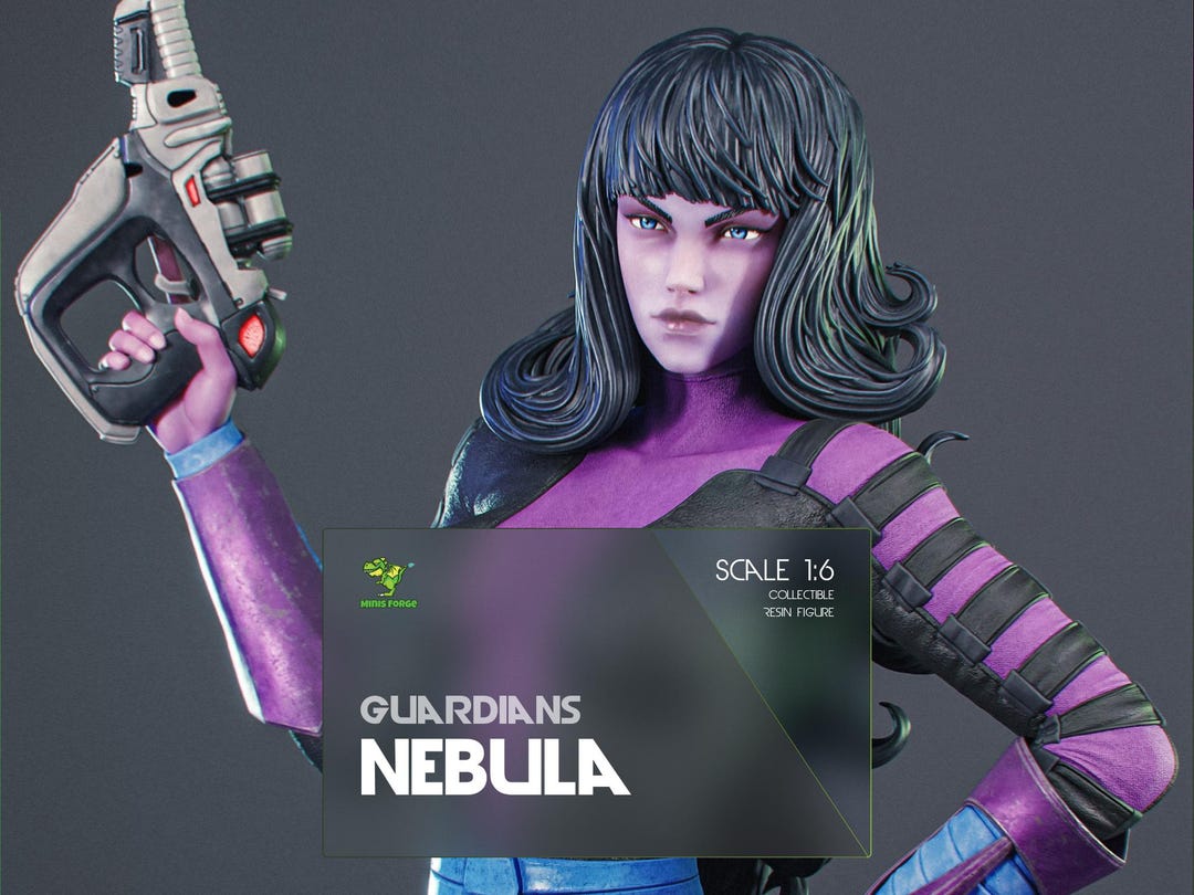 Cybernetic Anti-heroine 3D Print - Galactic Assassin Collectible Statue ...