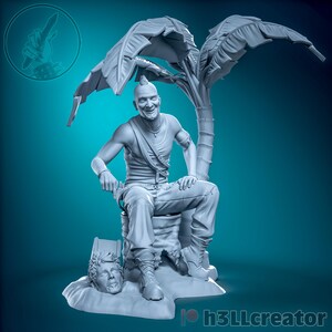 Thug Hand Painted 3D Printed Collectible Statue - Unique Home Decor ...