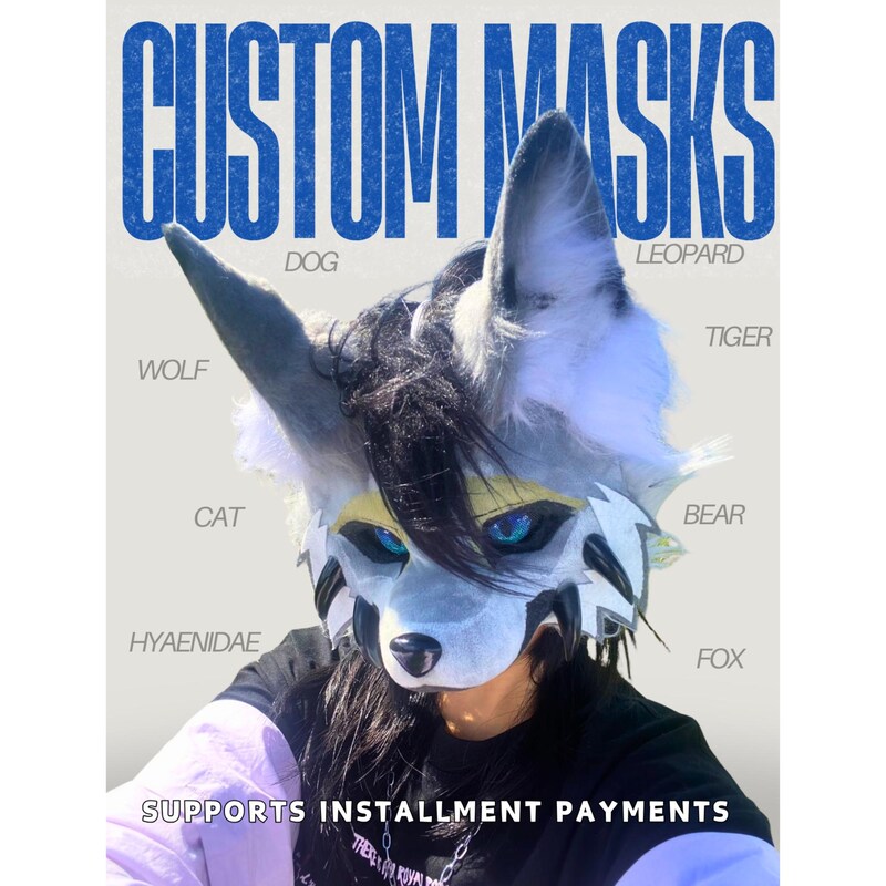 Therian Ears Mask - Etsy
