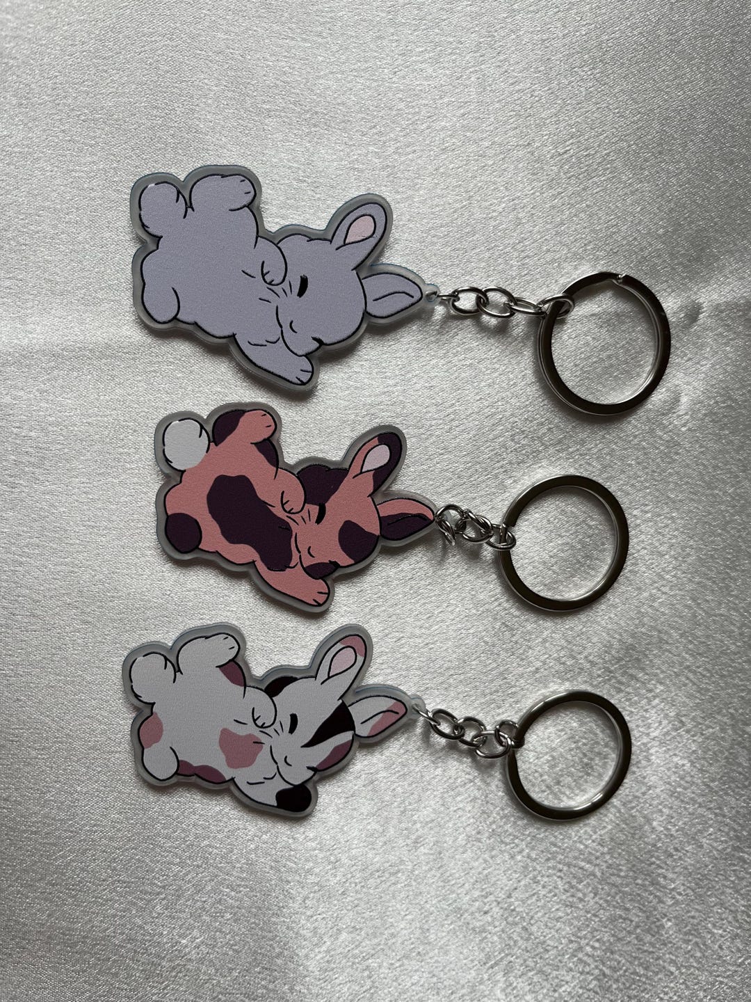 Gacha Rabbits Keychains - Etsy