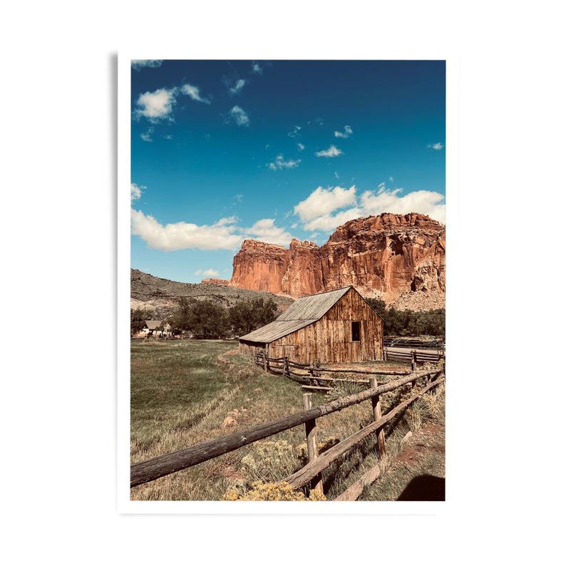 Beautiful Rustic Brown Barn Desert Digital Download Photography - Etsy