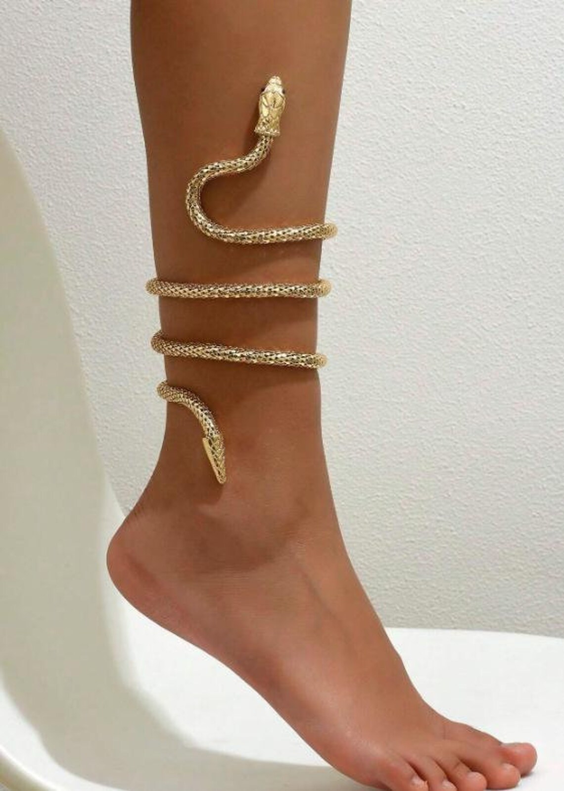 Bendable Snake Bracelet, Adjustable Gold Snake Arm Bracelet, Party ...