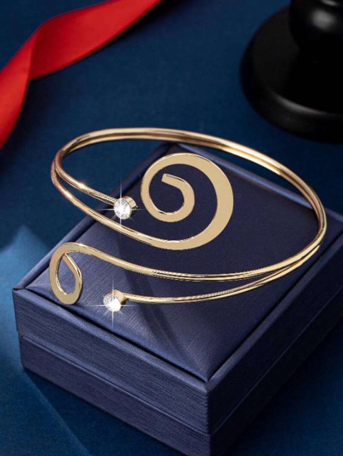 Minimalist Arm Cuff Gold Upper Arm Band Silver Arm Bracelet Elegant ...