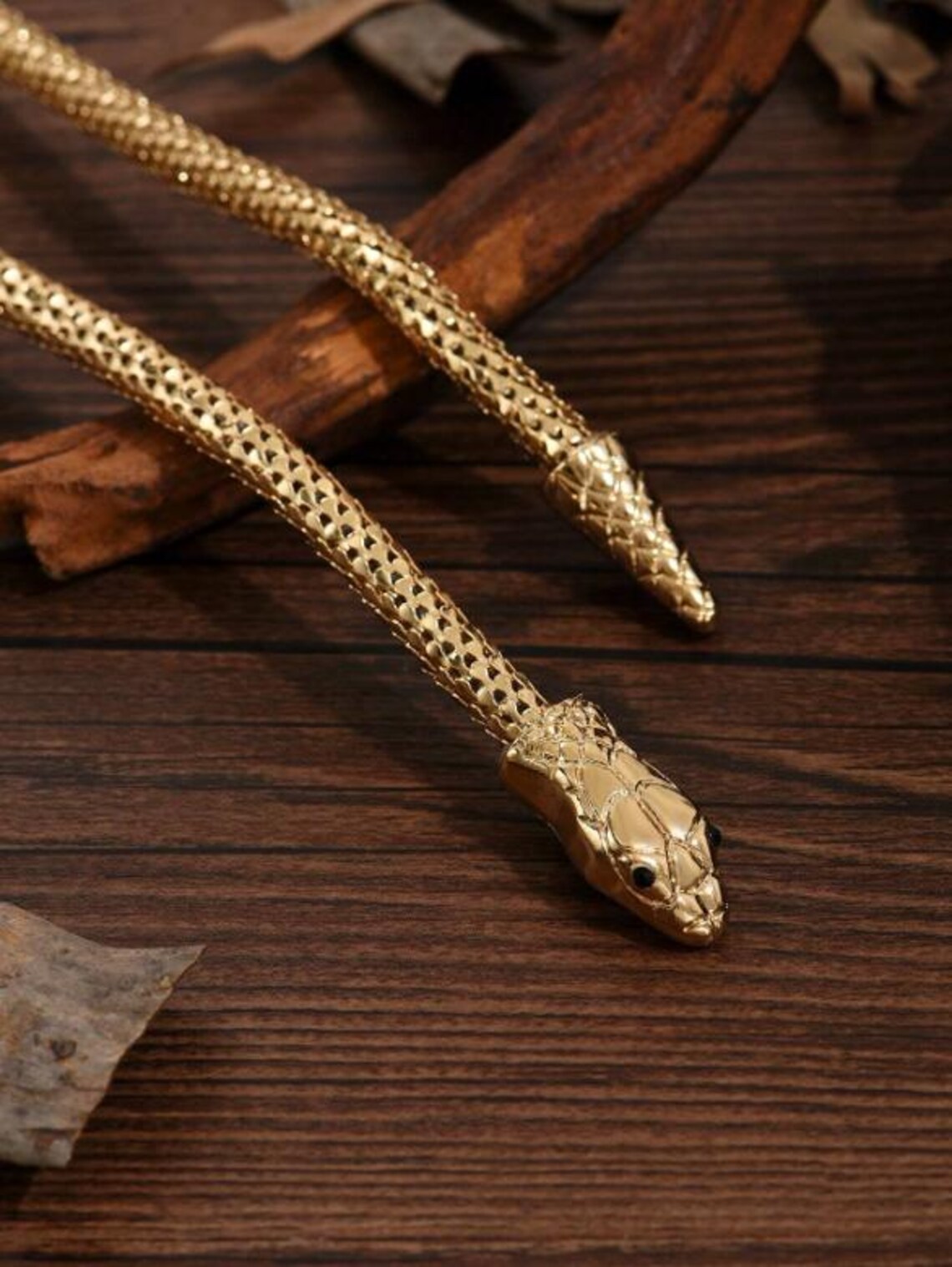 Bendable Snake Bracelet, Adjustable Gold Snake Arm Bracelet, Party ...