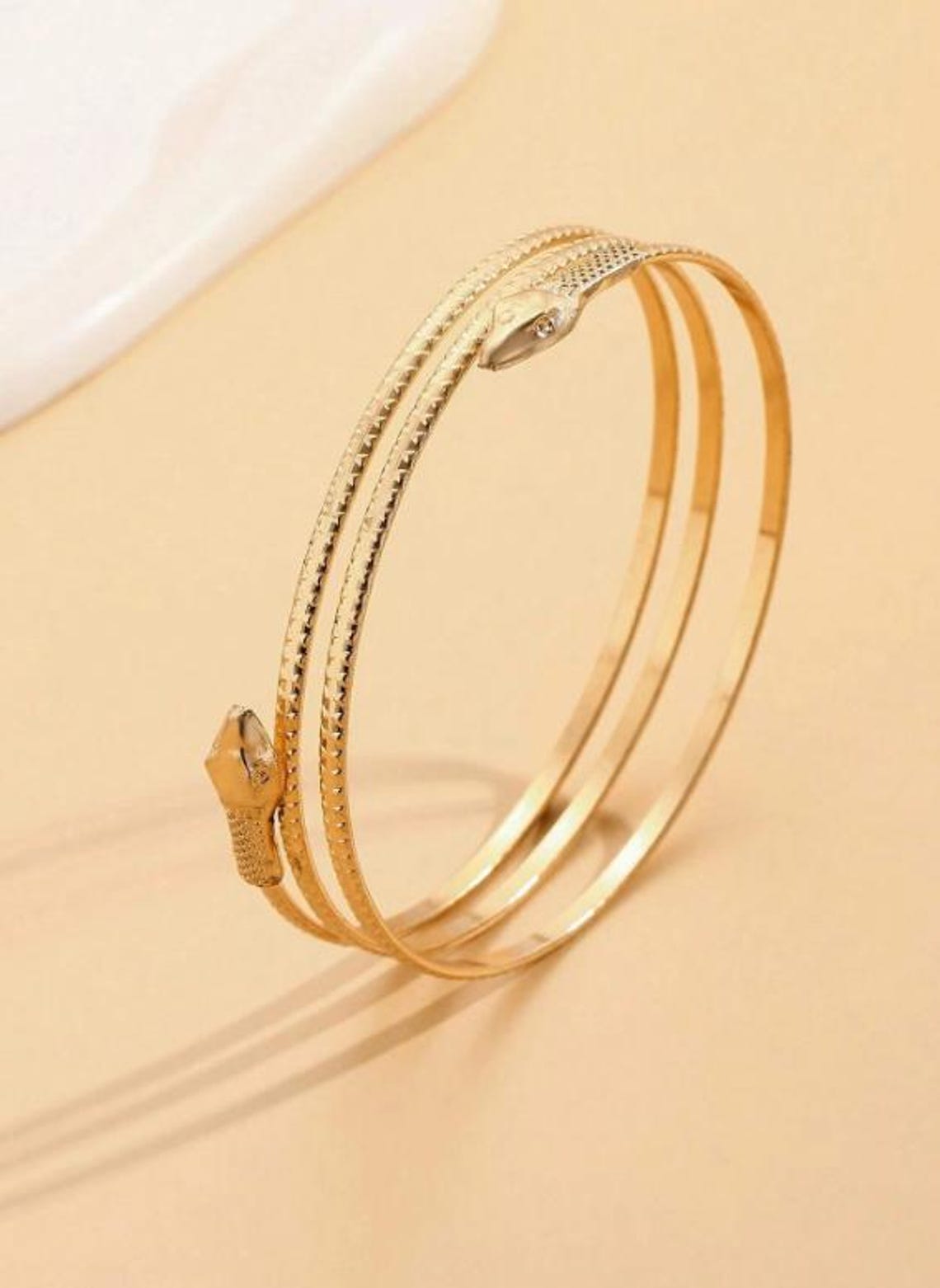 Minimalist Arm Cuff - Gold Upper Arm Band - Silver Arm Bracelet ...