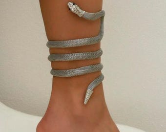 Bendable Snake Bracelet, Adjustable Gold Snake Arm Bracelet, Party ...