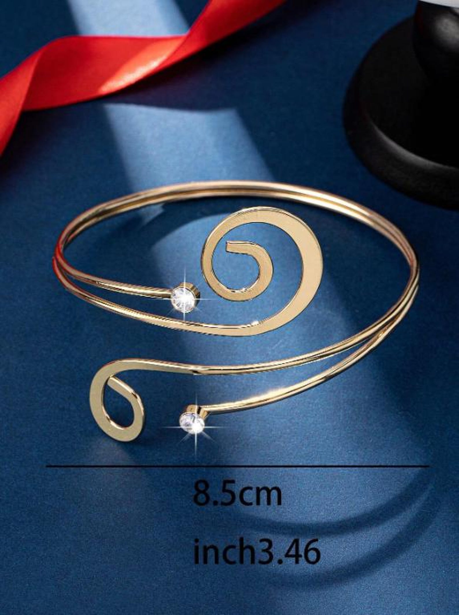 Minimalist Arm Cuff Gold Upper Arm Band Silver Arm Bracelet Elegant ...