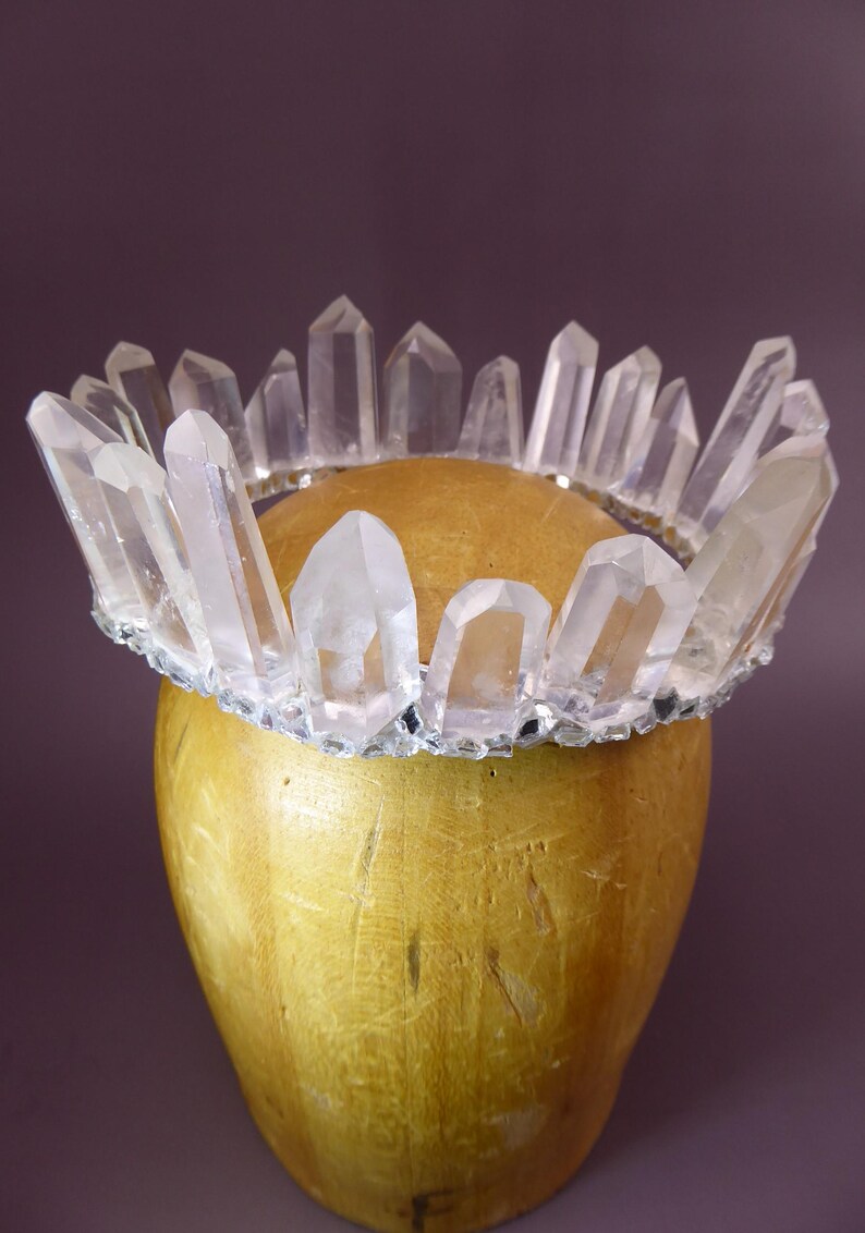 Ice Queen Fairy Quartz Crystal Crown Ice Princess - Etsy