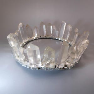 Ice Queen Fairy Quartz Crystal Crown Ice Princess - Etsy