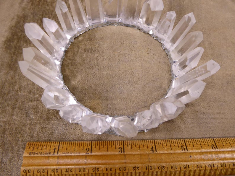 Ice Queen Fairy Quartz Crystal Crown Ice Princess - Etsy
