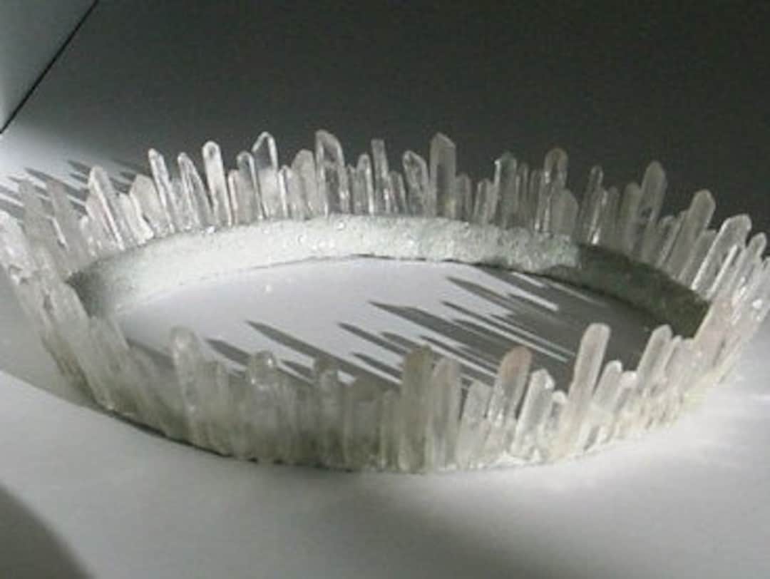 Quartz Crystal Point Fairy Crown Circlet Boho Wedding - Etsy