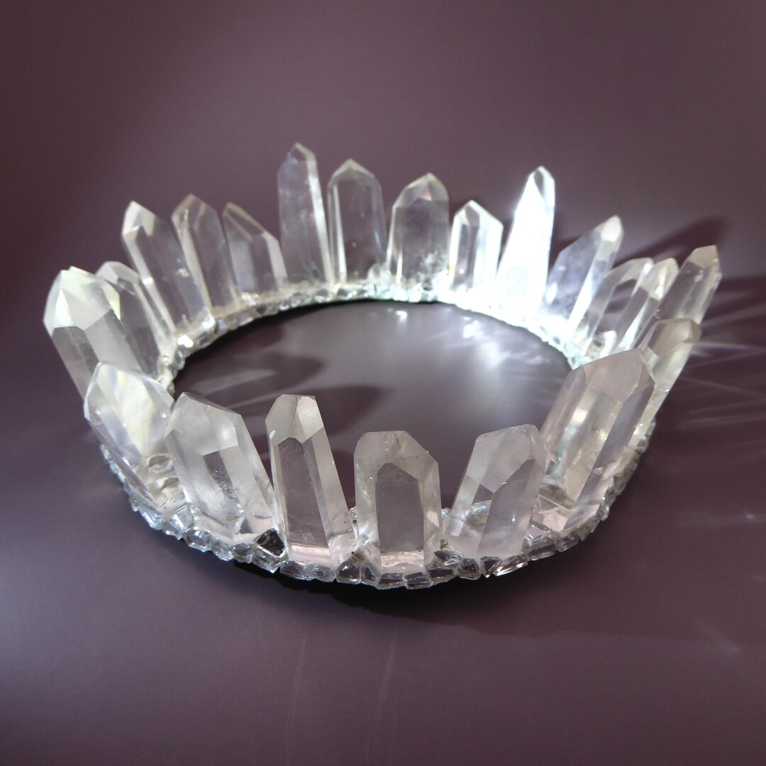 Ice Queen Fairy Quartz Crystal Crown Ice Princess - Etsy