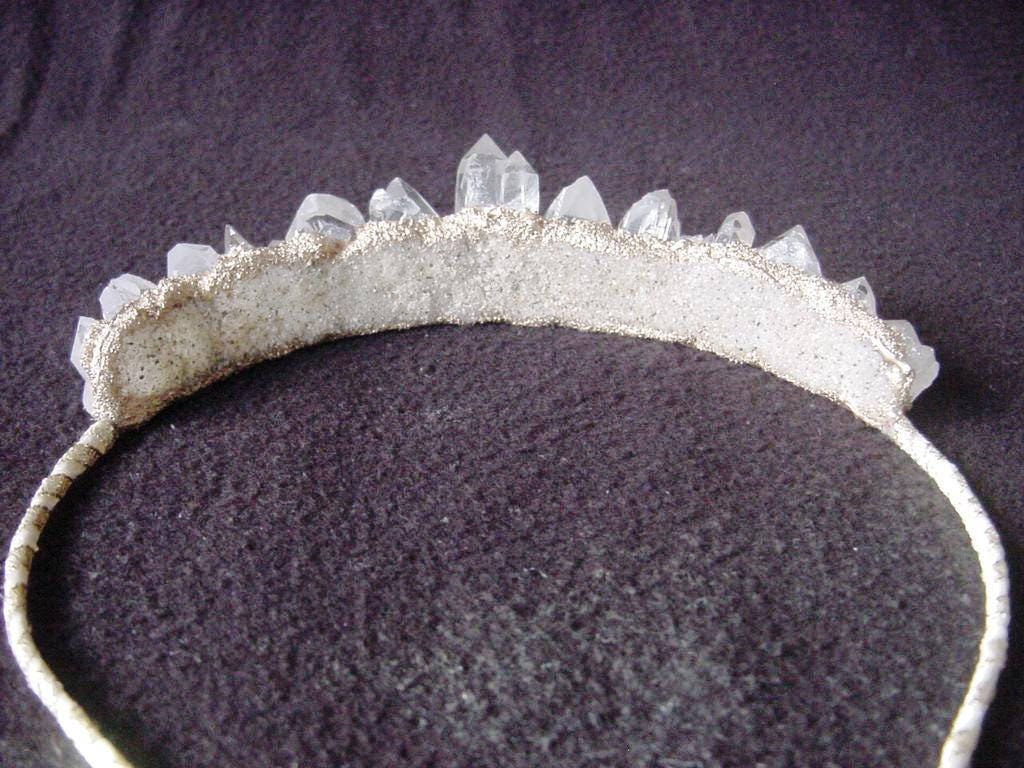 Quartz Crystal Crown Tiara for Wedding Prom Festival | Etsy