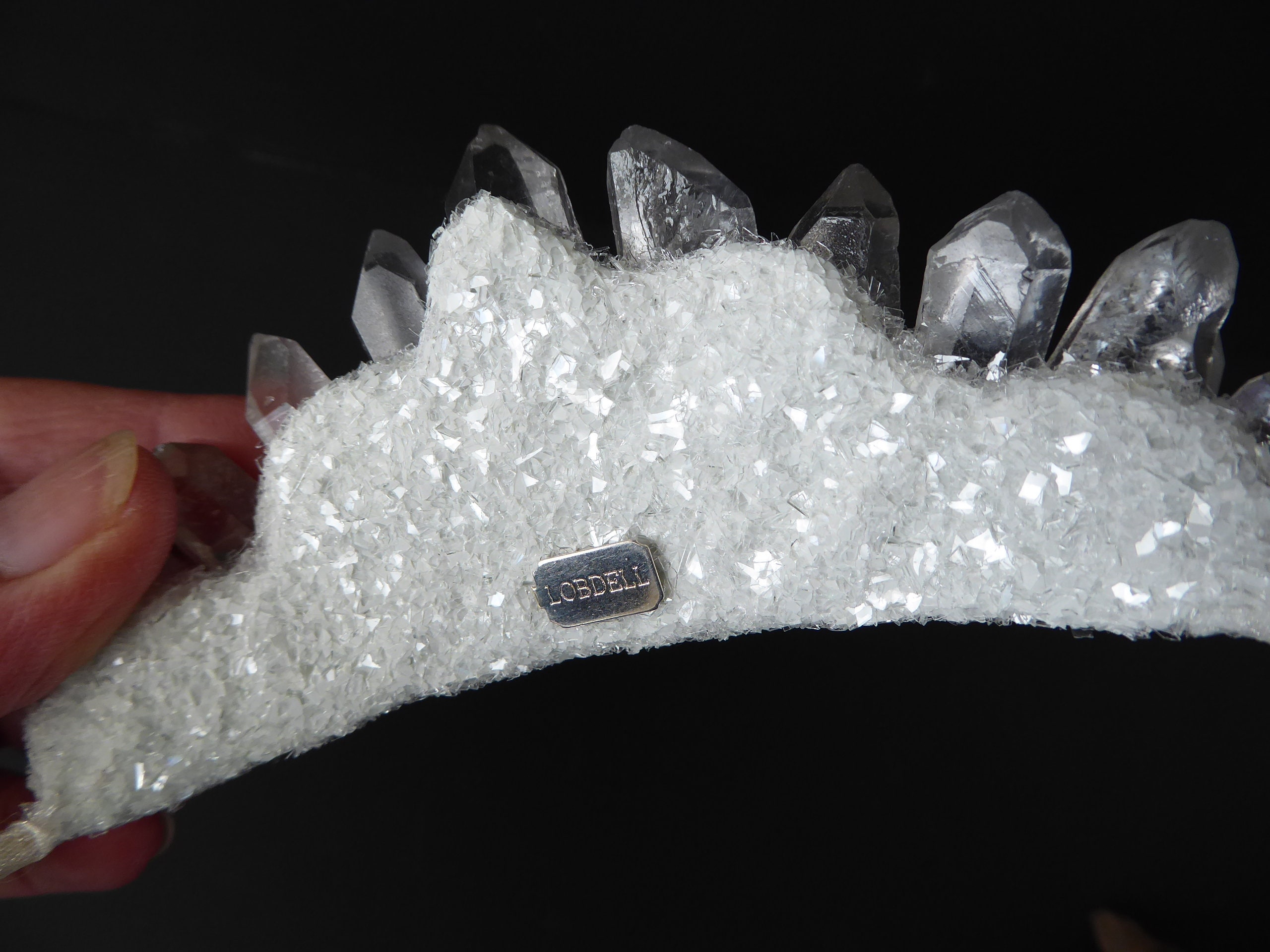 Quartz Crystal Fairy Ice Queen Tiara Boho Wedding - Etsy Sweden