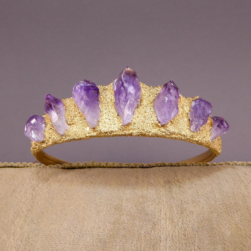 Amethyst Crown - Etsy