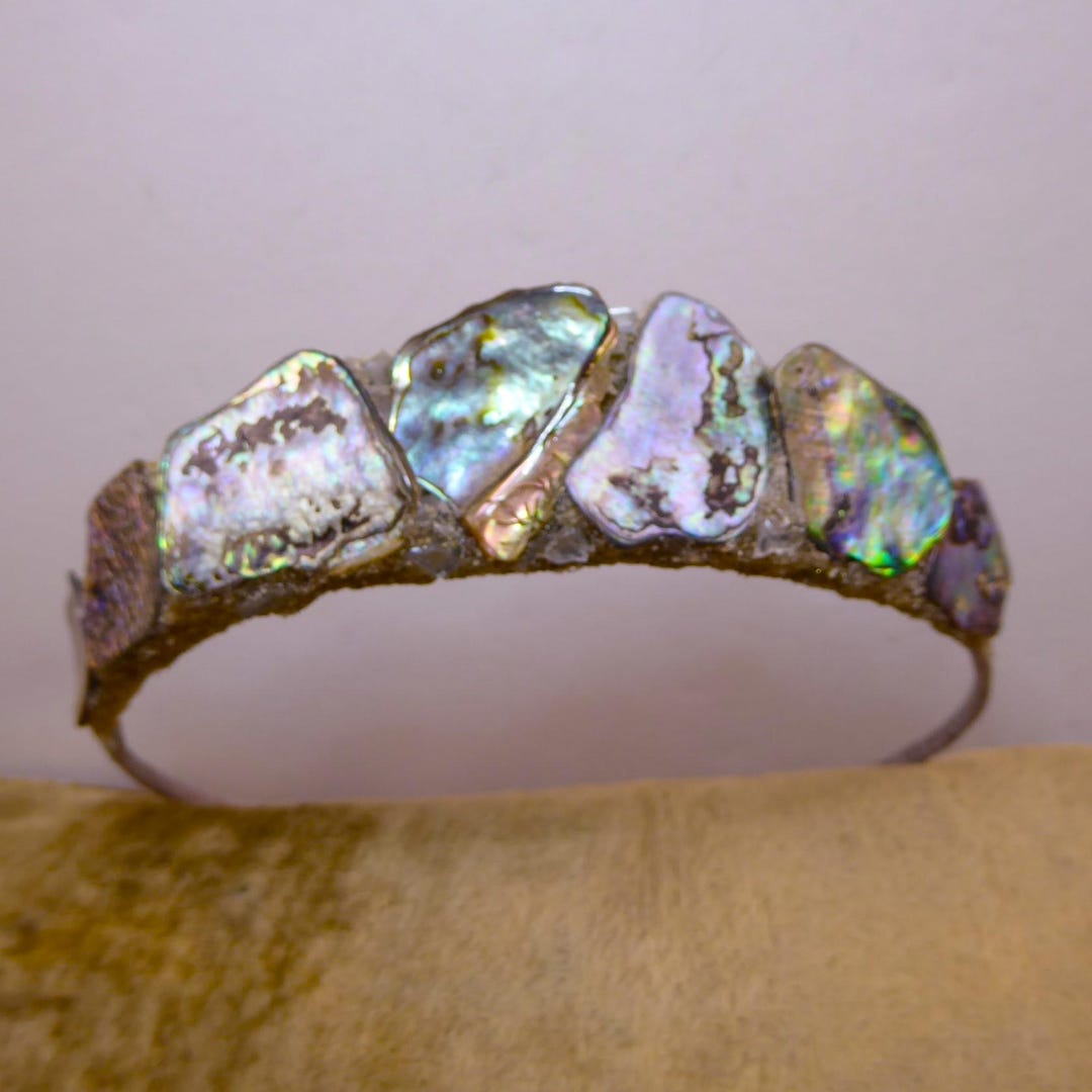 Mermaid Tiara Made of Paua Shell From New Zealand, Ocean Princess ...