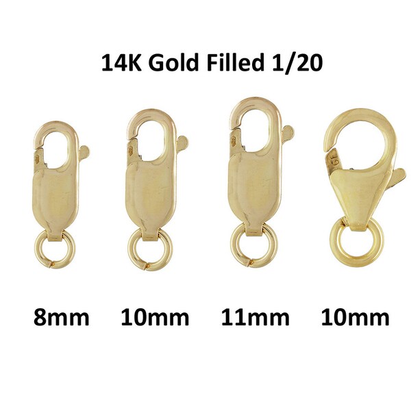 14k Gold Filled Lobster Clasp - Etsy
