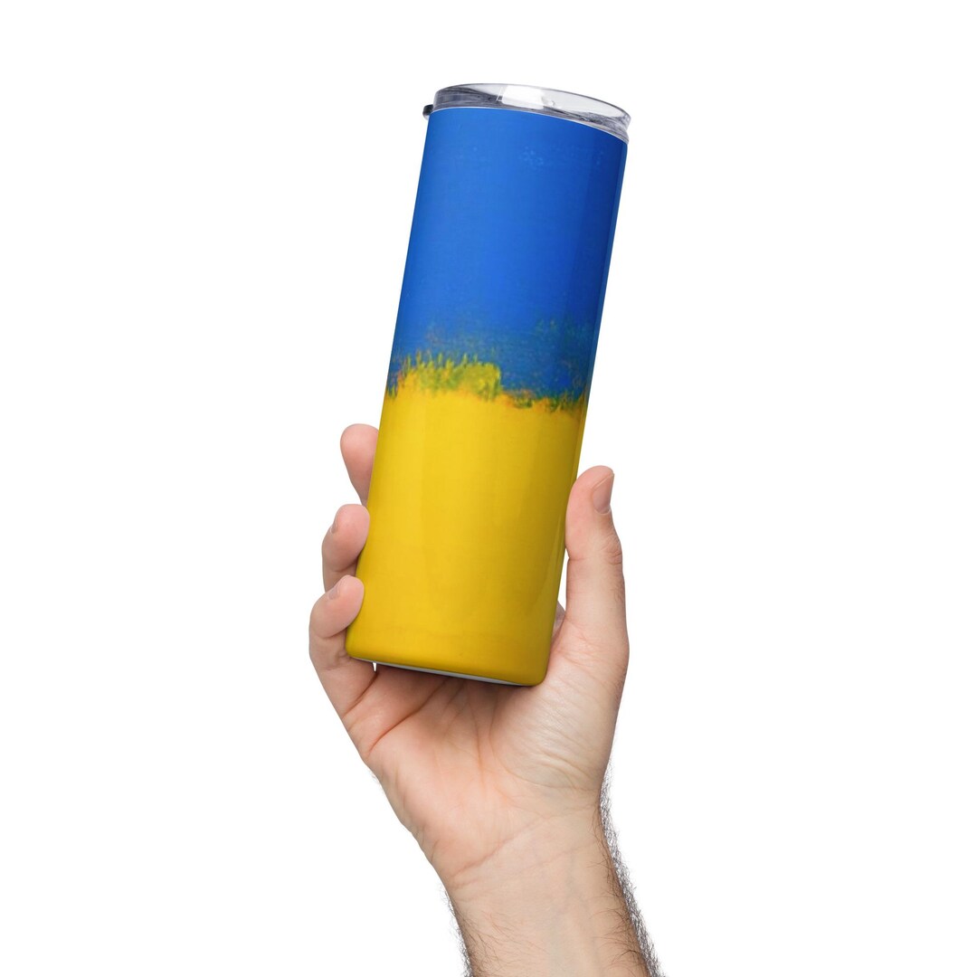 Unite and Inspire: Ukraine Solidarity, 20 Oz Stainless Steel Tumbler ...