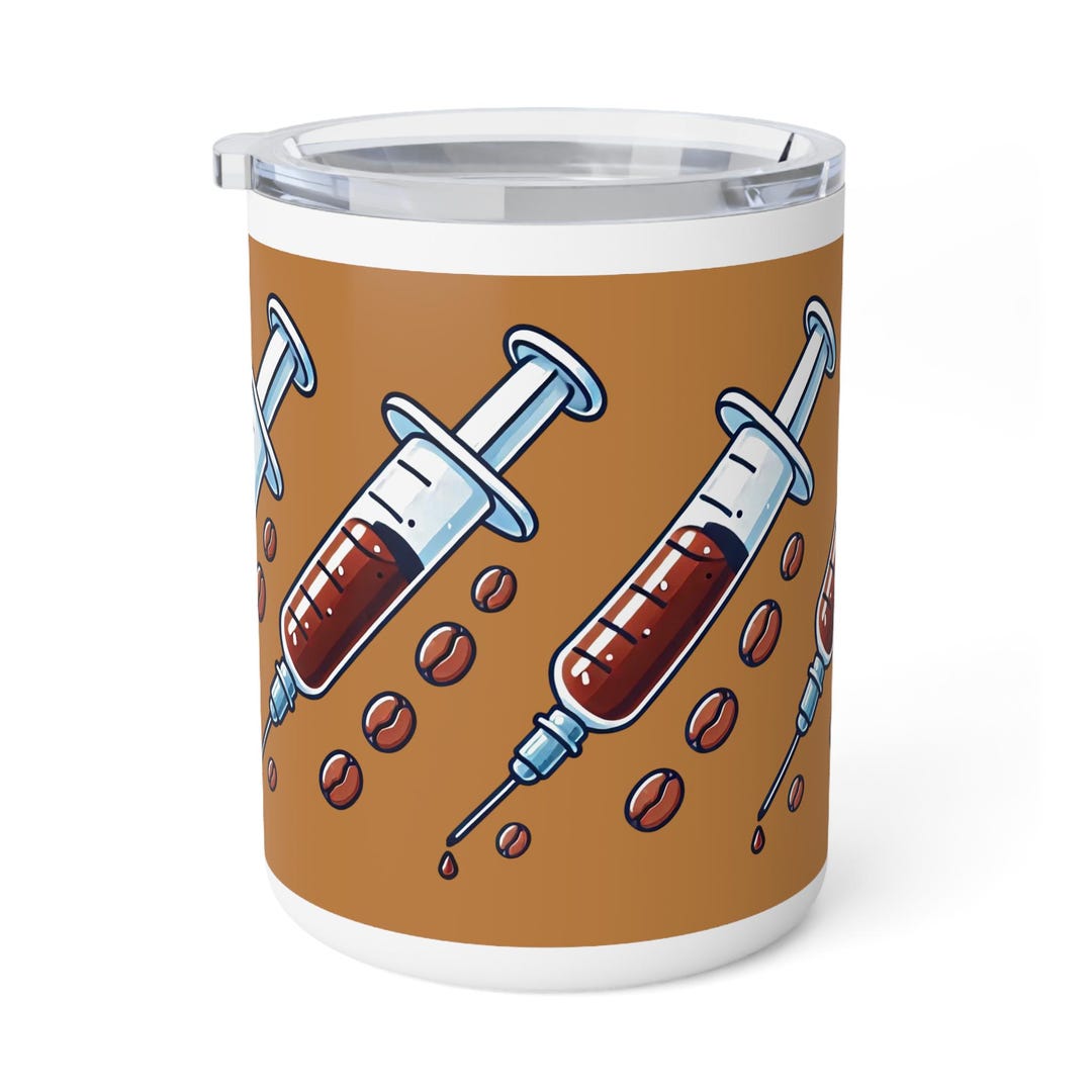 Cartoonish Syringe Coffee Mug - Fun Coffee Lover Gift, Unique Nurse ...