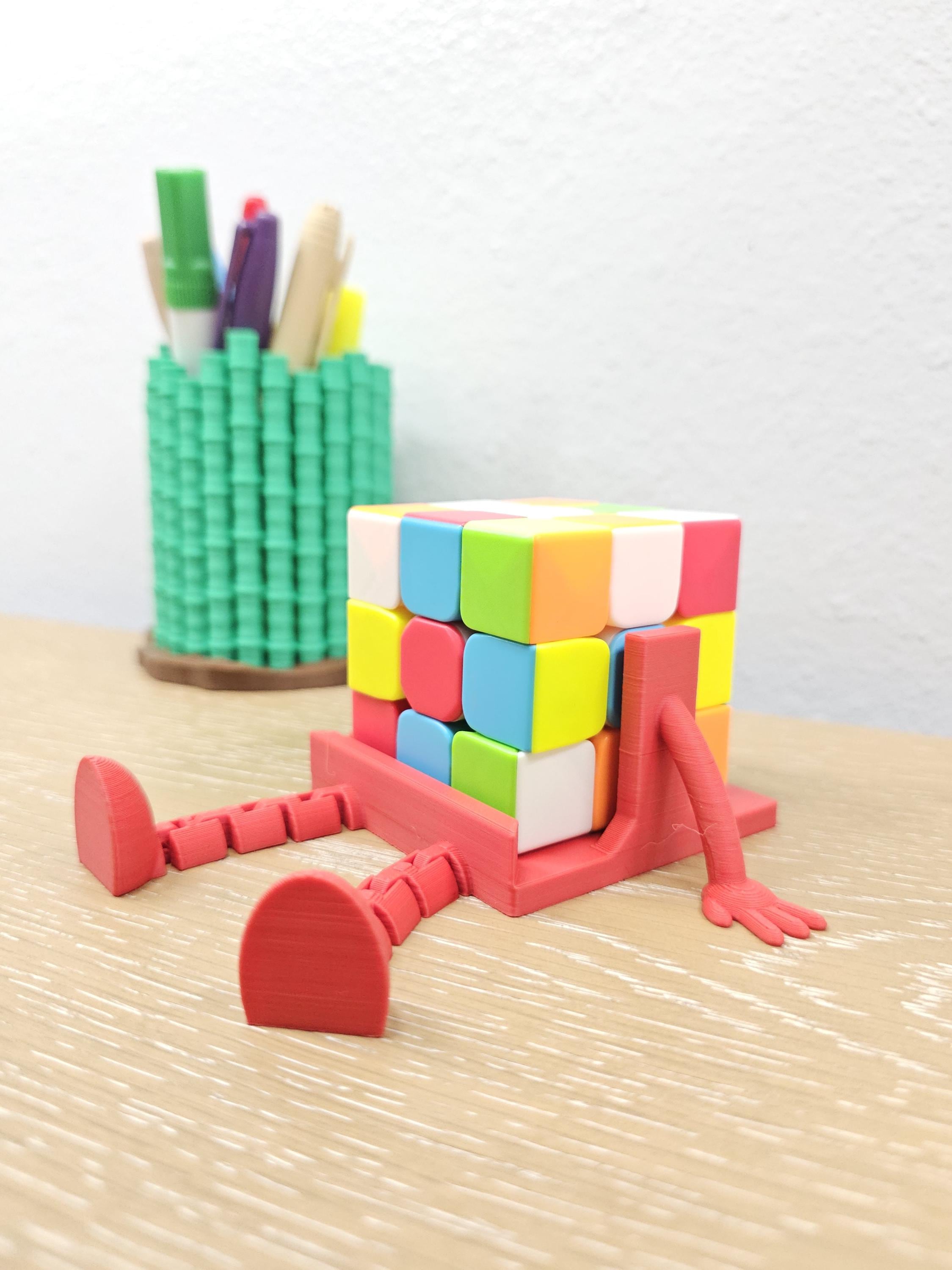 Funny Rubiks Cube Holder - Puzzle Cubes Funny - Desk - Speedcubing ...