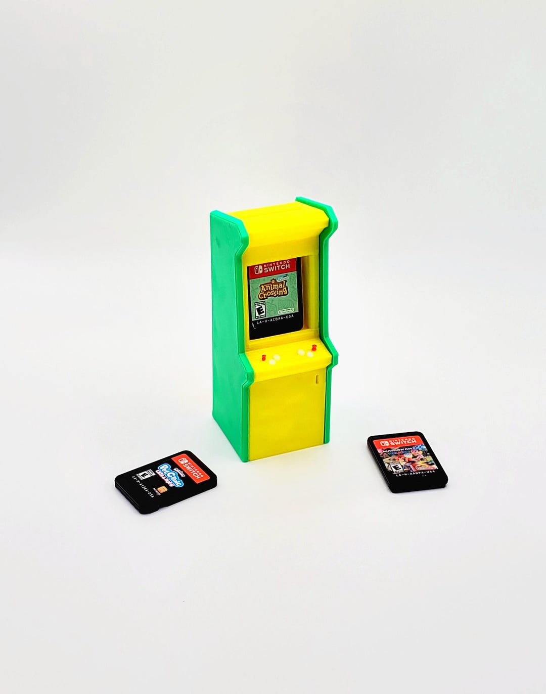 Nintendo Switch Retro Arcade Cabinet Game Cartridge Case Holder - Holds ...