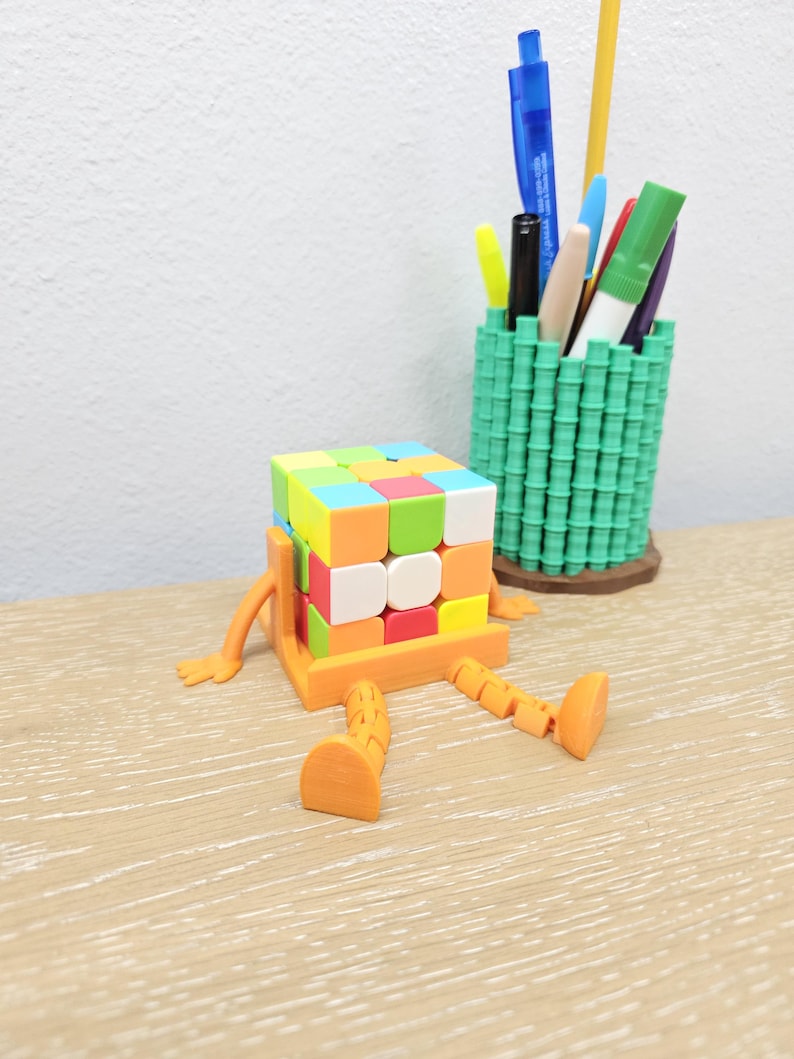 Funny Rubiks Cube Holder - Puzzle Cubes Funny - Desk - Speedcubing ...