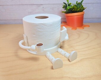 Articulated Reading Toilet Paper Holder Buddy - Bathroom - Funny - Gift ...