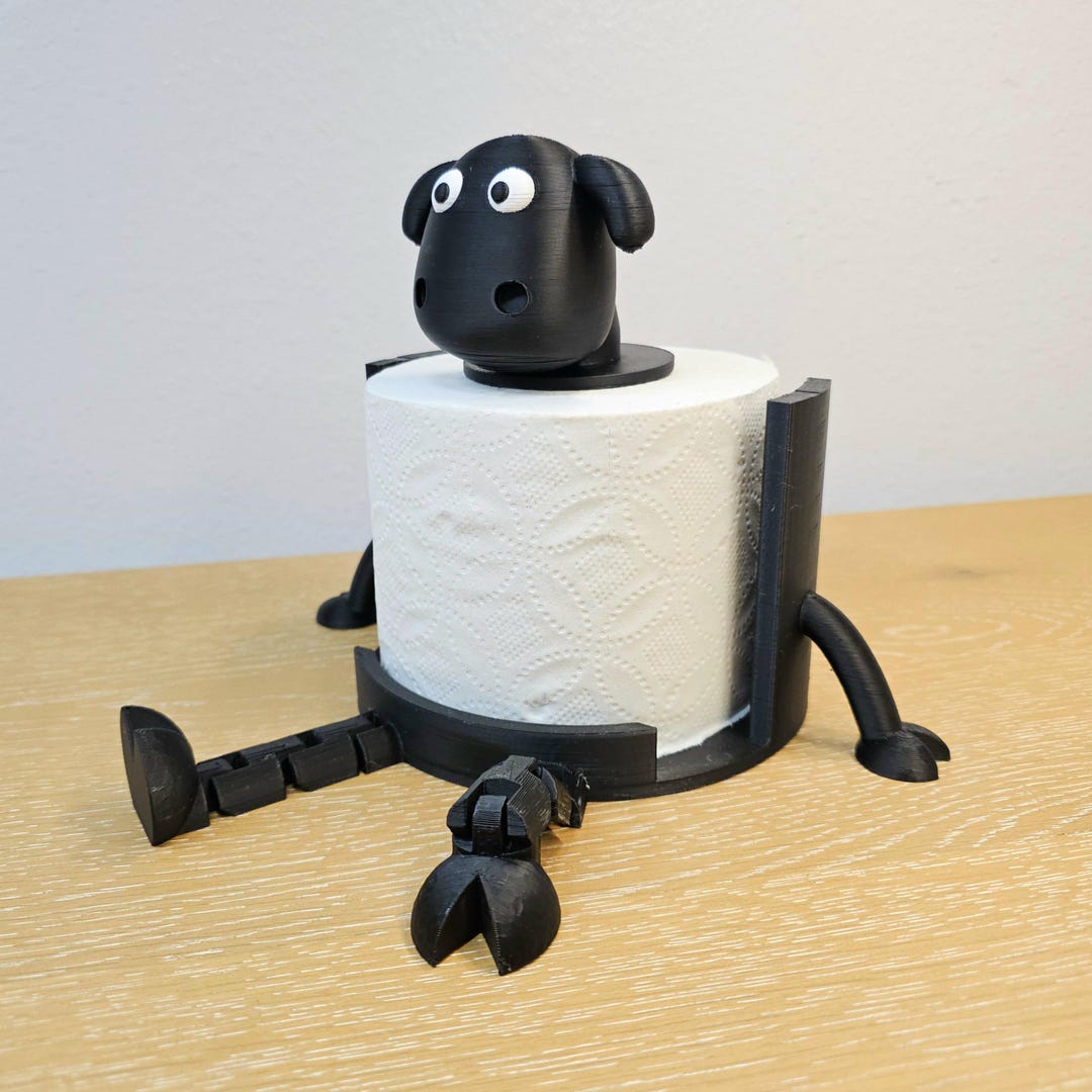 Funny Shaun the Sheep Toilet Paper Holder Buddy - Bathroom - Funny ...