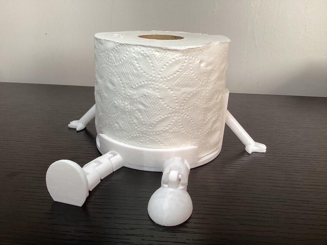 Articulated Toilet Paper Holder Buddy - Bathroom - Funny - Gift - TP ...