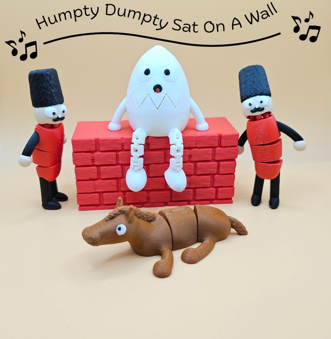 Humpty Dumpty Playset – 3D Printed Storybook Toy - Etsy