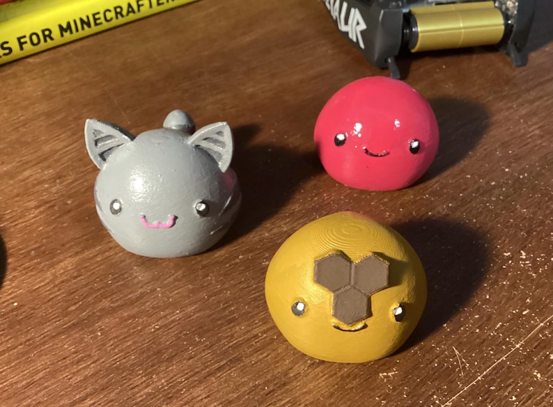 3D Printed Slime Rancher 3 Slime Pack Figurine Gift for Friends or ...
