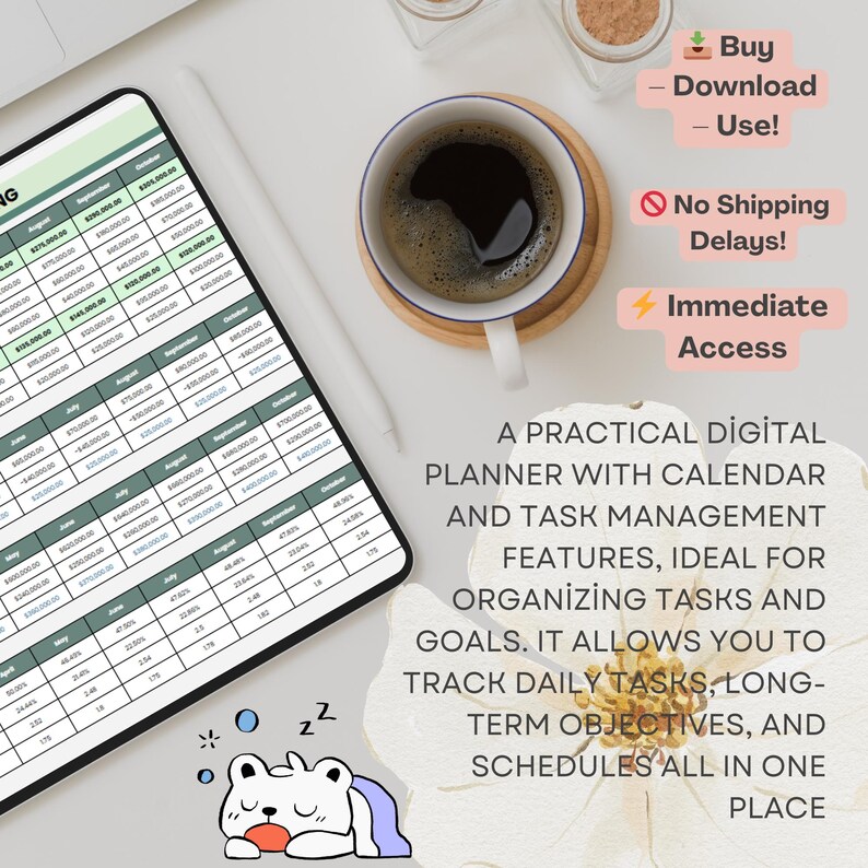 Detailed Financial Forecasting Template Google Sheets, Editable Budget ...
