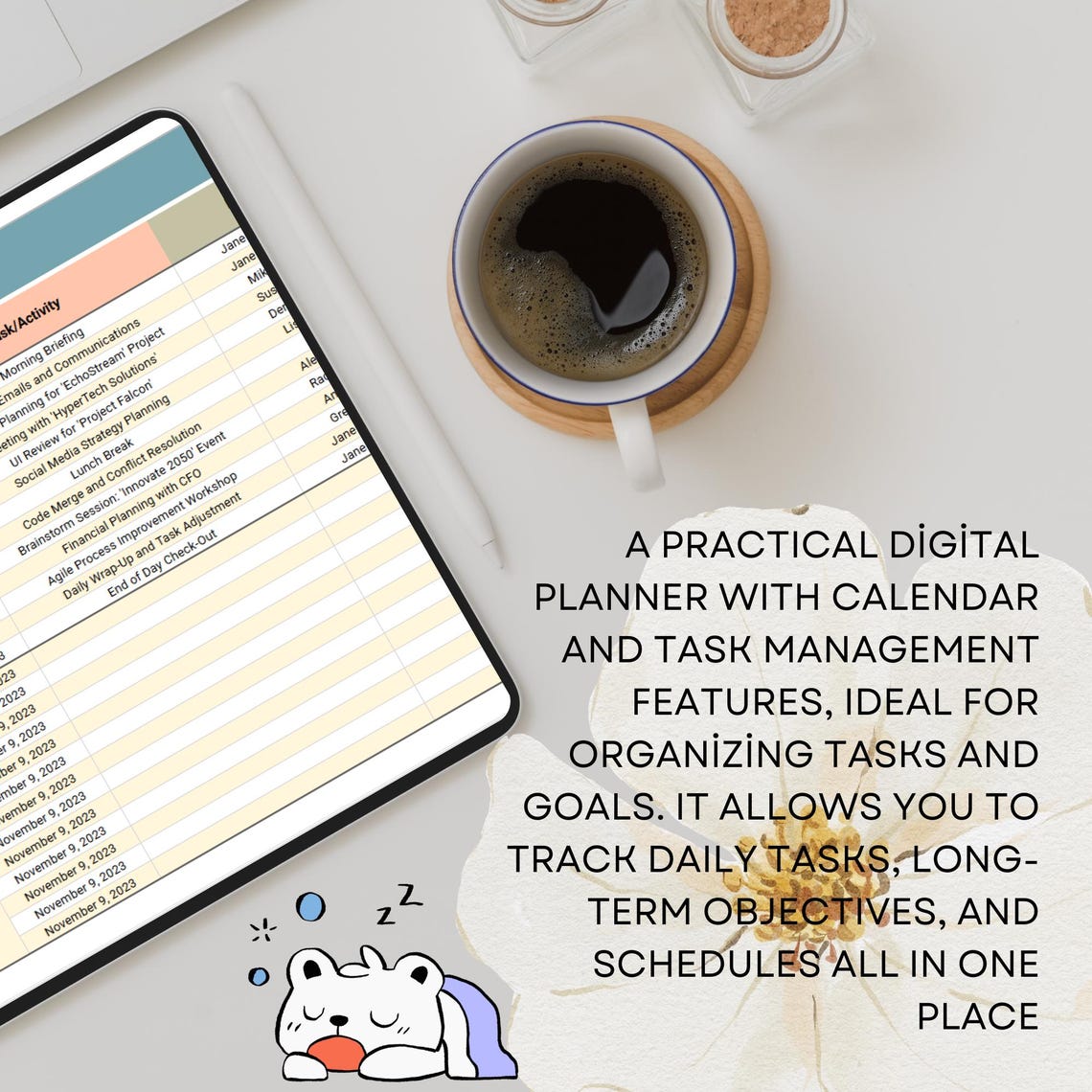 Daily Timeline Template | Plan Your Day Hour by Hour and Boost ...