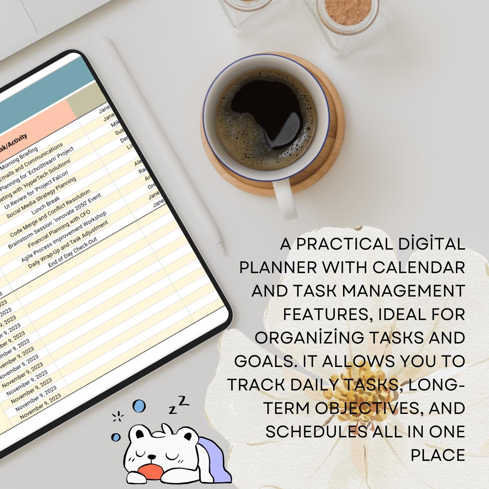 Daily Timeline Template | Plan Your Day Hour by Hour and Boost ...
