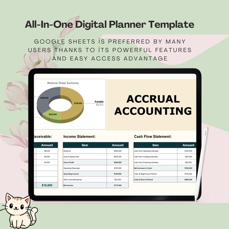 Accrual Accounting Template, Google Sheets for Accurate Financial ...