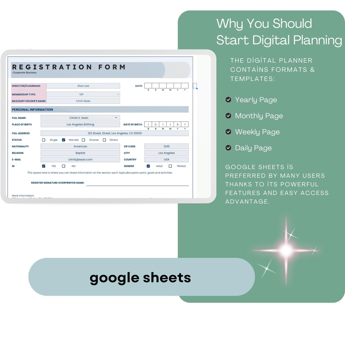 Customizable Event Registration Form Template, Digital Download for ...