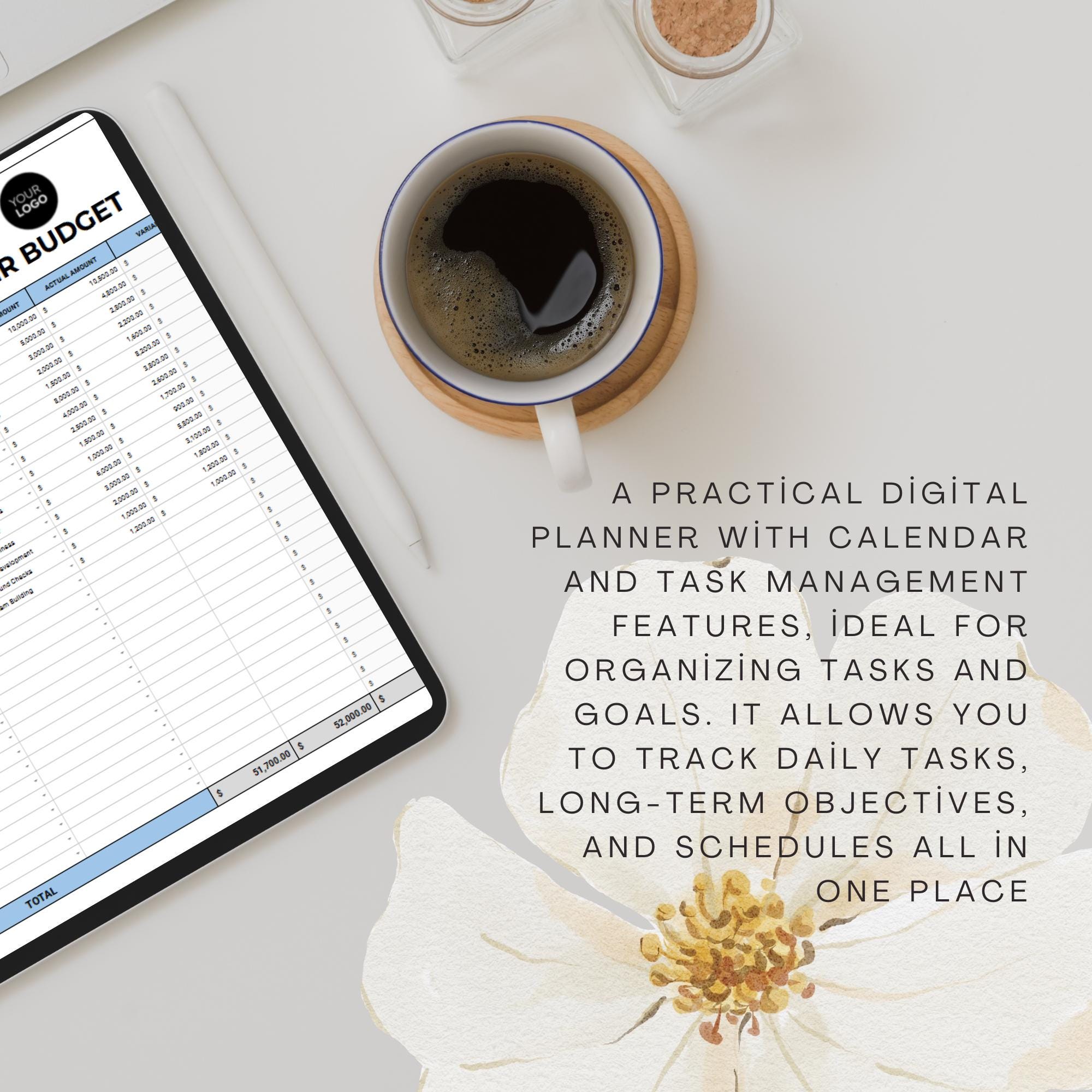 Editable HR Budget Template, Digital Download, Easy to Use, Google ...