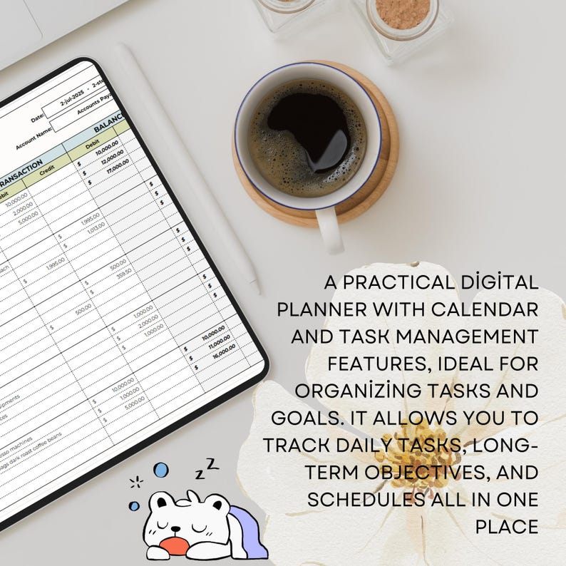 Accounts Payable Ledger Template, Google Sheets, Track Bills & Payments ...