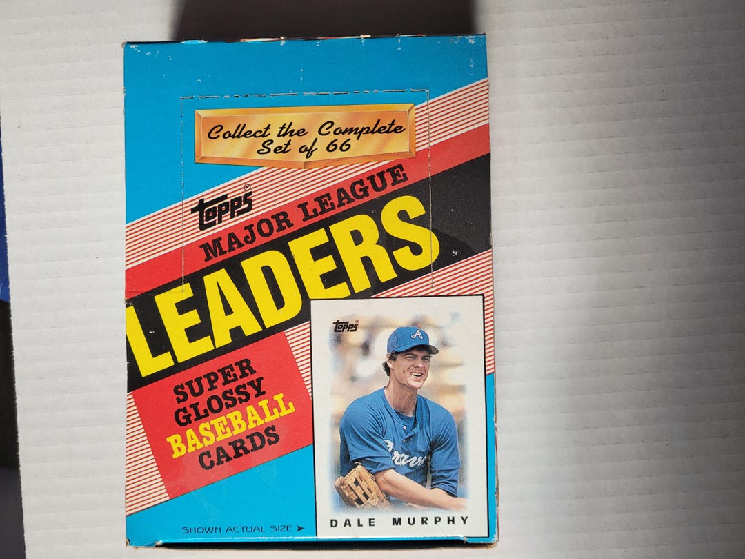 1986 Topps Major League Leaders Wax Pack Box – 36 Sealed Packs - Etsy