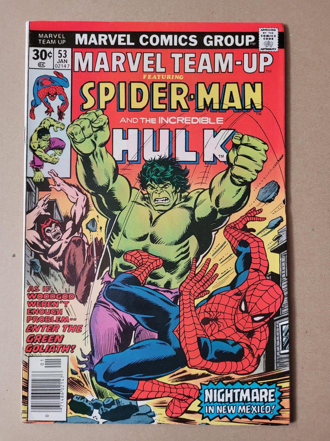 Marvel Team-up #53 Comic – Spider-man & Hulk, 1977, 1st John Byrne X ...