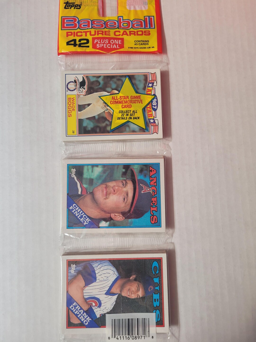 Two Mint 1988 Topps Baseball Rack Packs (2) - One Has Boggs A/S on ...