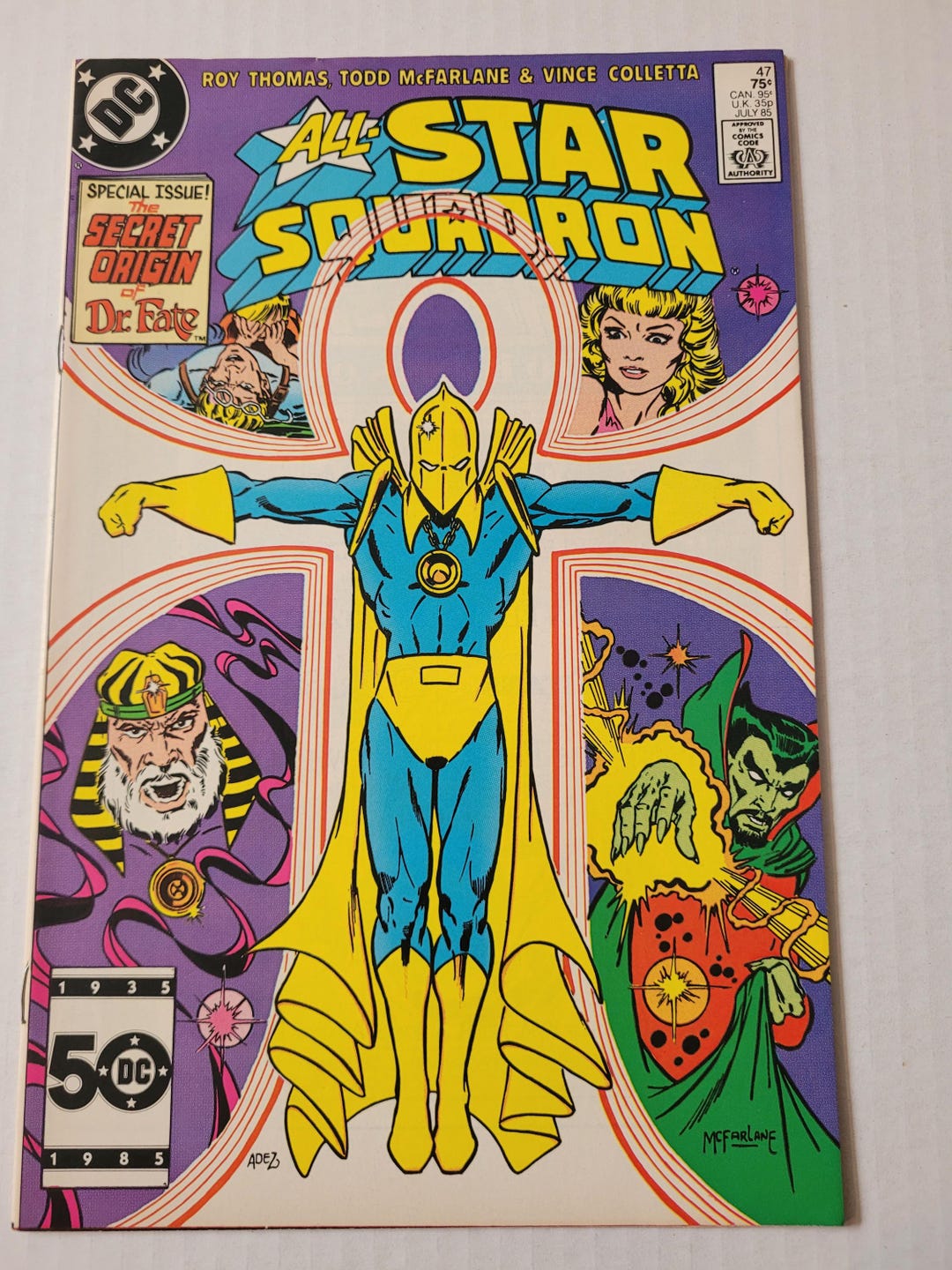 All Star Squadron # 47 Comic - Printed in 1985 by DC – Near Mint - Etsy