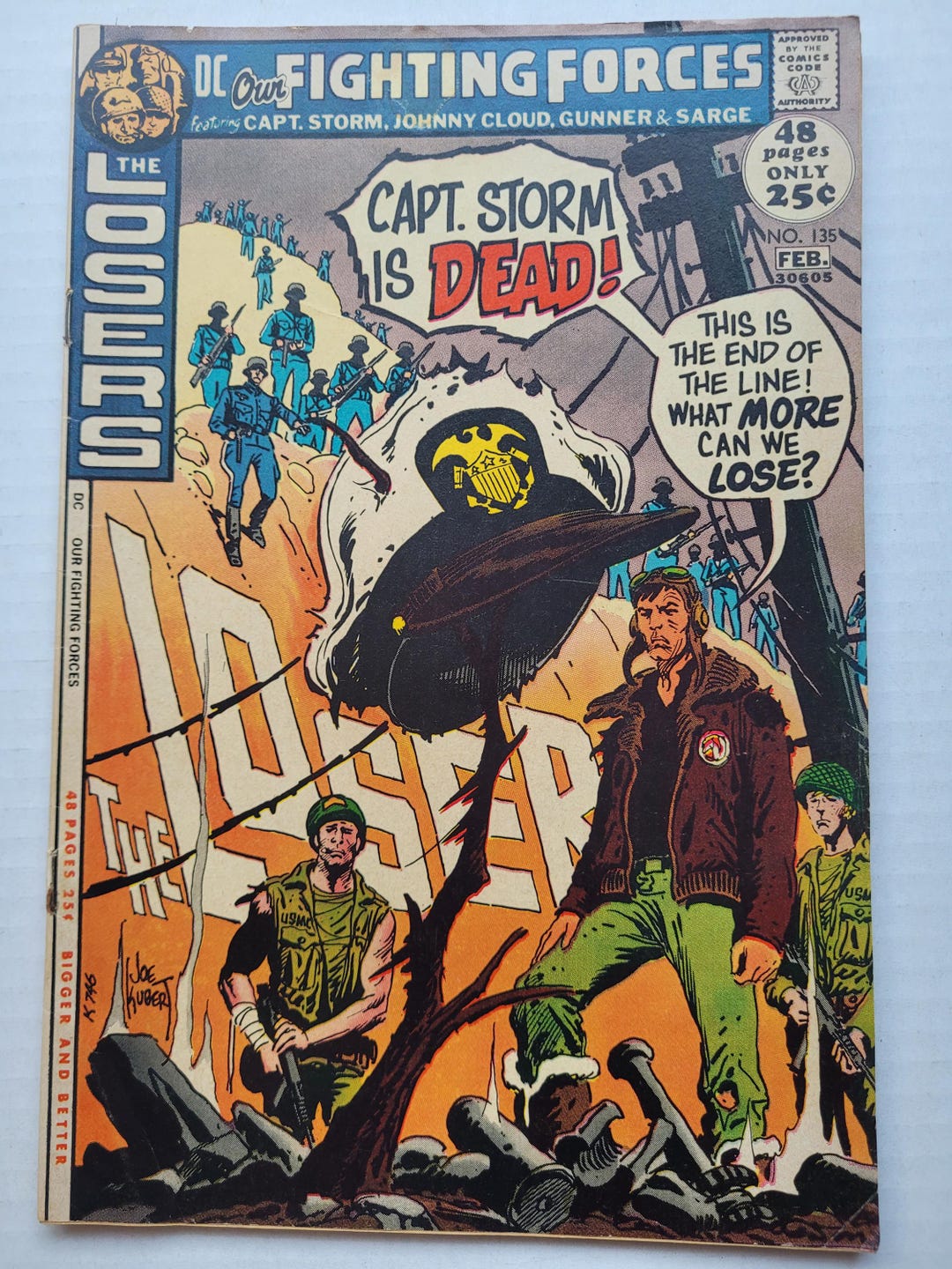 Our Fighting Forces #135 Comic - Printed 1972 by DC – Fine - Hard to ...